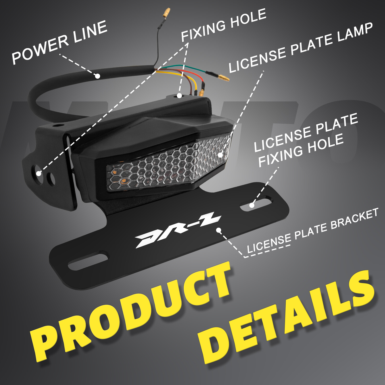 Tail Tidy Fender Eliminator LED Brake Light For Suzuki DRZ 400SM 2005 ...