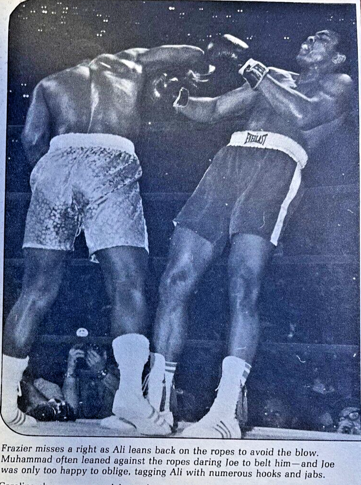 1972 Muhammad Ali Joe Frazier Boxing Match on March 8 1971 | eBay