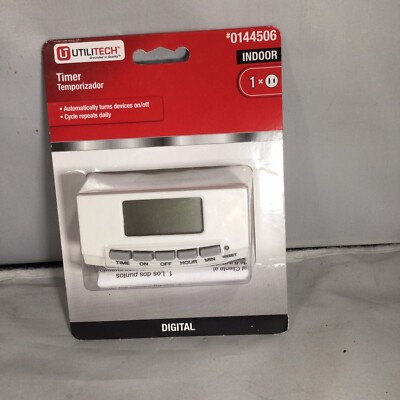 Utilitech Indoor Digital Timer / X-Mas Tree timer Model 0144506 | eBay