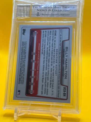 2012 BOWMAN CHROME PROSPECT AUTOGRAPH Billy Hamilton BGS 10 💎💎💎 | eBay