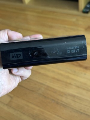 Western Digital WDT-B4J Black 1080p USB & HDMI Port Portable HD TV ...