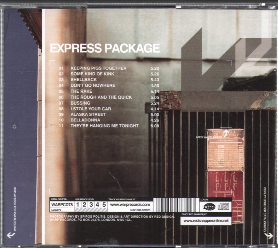 Red Snapper Our Aim Is To Satisfy Red Snapper CD UK Warp 2000 WARPCD78 ...