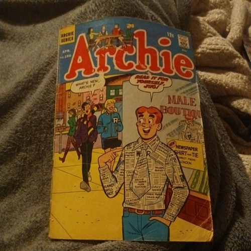 ARCHIE #190 mlj Series Comics 1969 Betty and Veronica Jughead silver ...