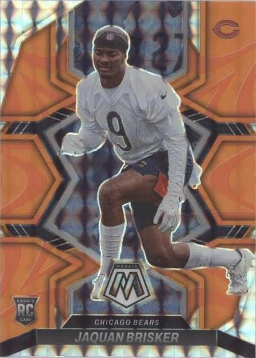 2022 Panini Mosaic - Rookies Jaquan Brisker #390 Mosaic Reactive Orange ...