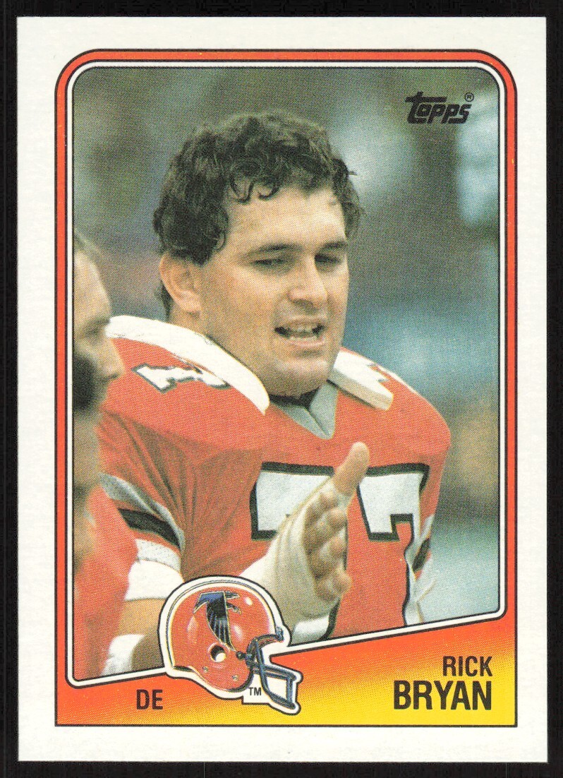 1988 Topps Football Rick Bryan #392 Atlanta Falcons | eBay