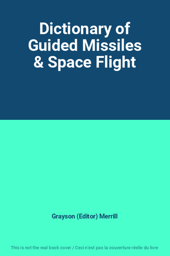 Dictionary of Guided Missiles & Space Flight | eBay