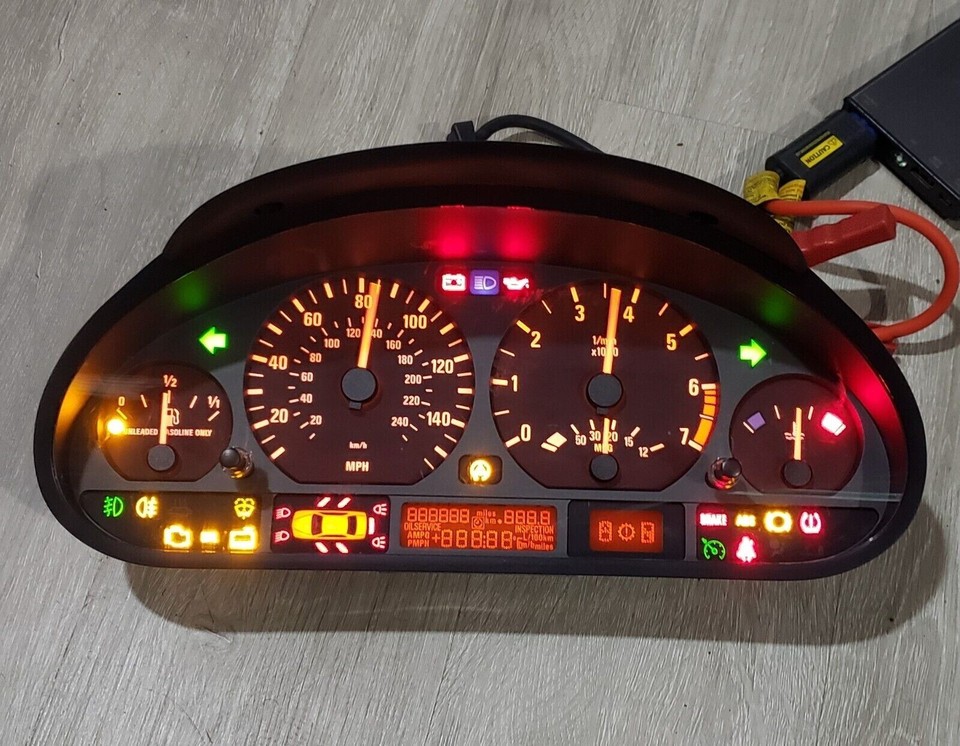 BMW E46 Speedometer Instrument Cluster [*Mileage ODOMETER CORRECTION ...