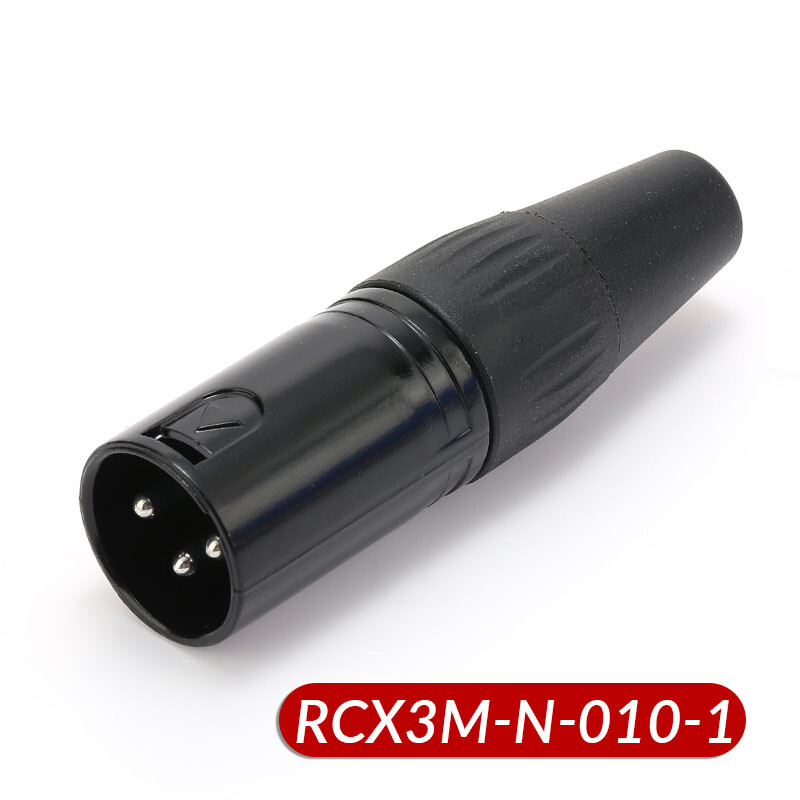 XLR Plug Cannon Connector 3 Pin Male Female Adapter for Make Audio ...