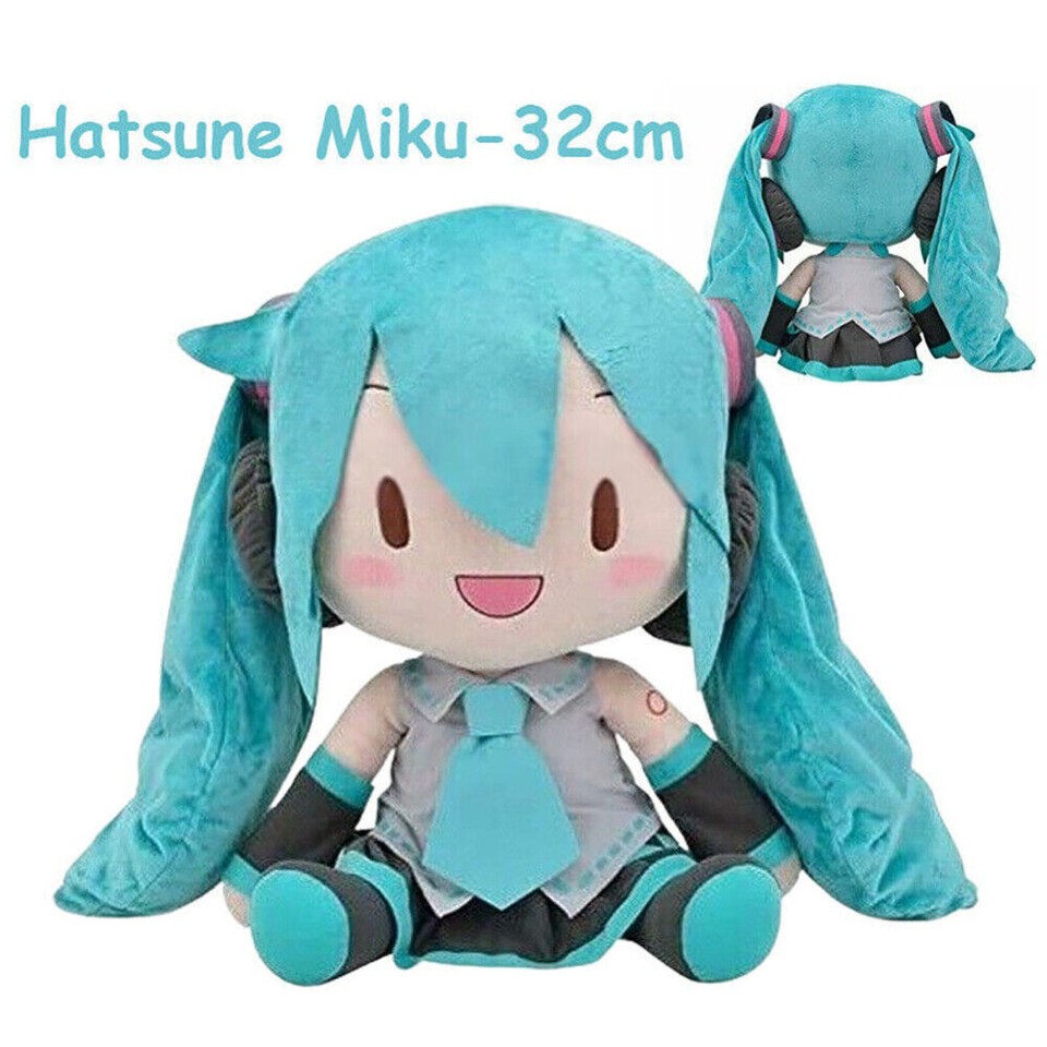 32CM Anime Hatsune Miku Plush Toy Kawaii Miku Soft Stuffed Doll Toy ...
