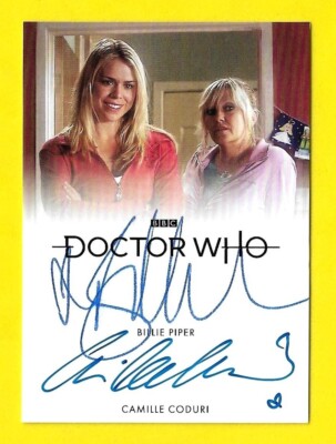 2023 Doctor Who Series 1-4 Dual Autograph Billie Piper & Camille Coduri ...