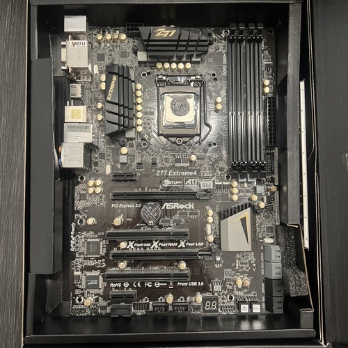 ASRock Z77 Extreme4 ATX Intel LGA 1155 DDR3 Motherboard tested working ...