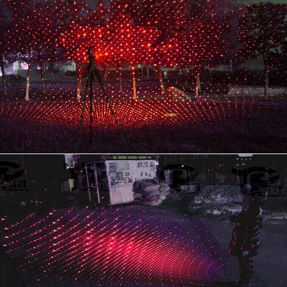 650NM Long Range Red Laser Pointer Adjustable Focus Beam Dot Light Kit ...