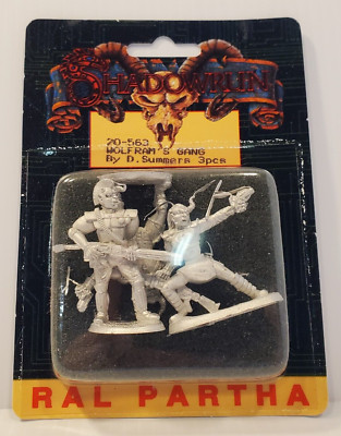 Ral Partha Mini 20-563 Wolfram's Gang Shadowrun Troll M & F Street ...