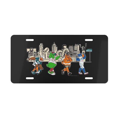 Philadelphia Sports Mascots License Plate - Eagles, Phillies, Flyers ...
