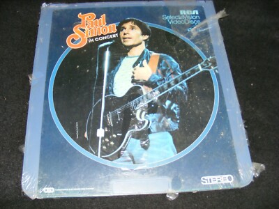 Collectible PAUL SIMON IN CONCERT RCA VideoDisc CED Displayable 81 ...