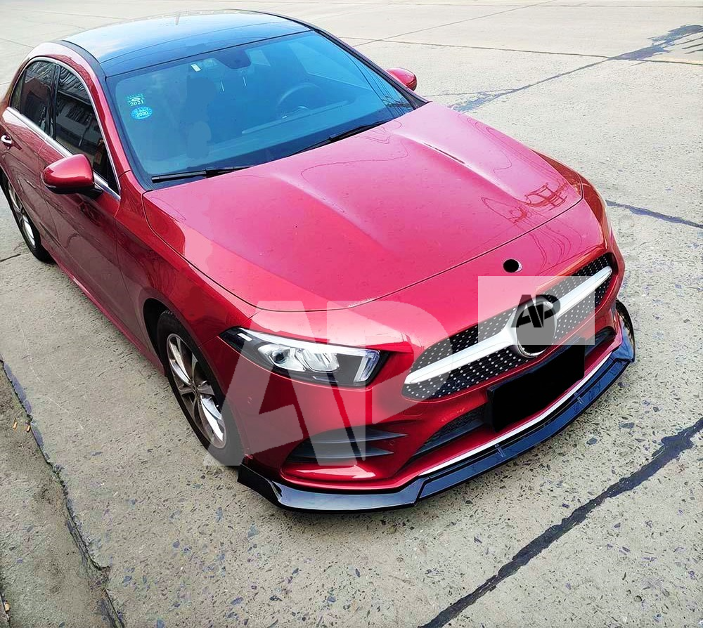 Mercedes A Class A35 A45 AMG Line Brabus W177 Carbon Front Splitter ...