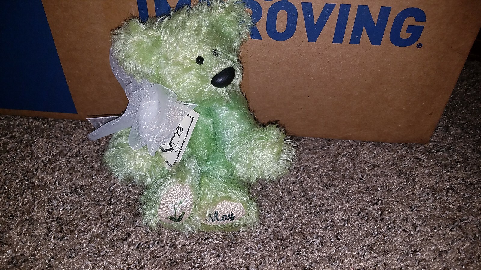 BEAUTIFUL TREADLE BEARS OF VERMONT BARBARA MCLEAN MAY FLOWER LILY OF ...