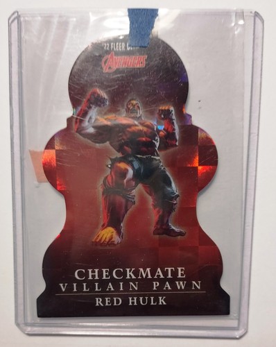 2022 Fleer Ultra Marvel Avengers Checkmate Rot Hulk Villain Pawn ...