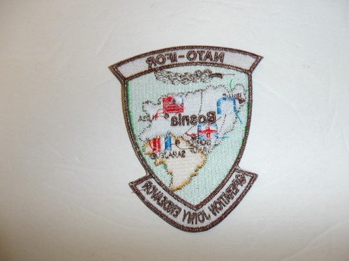 b9784 NATO-IFOR Operation Joint (y) Endeavor Bosnia patch misspelled ...