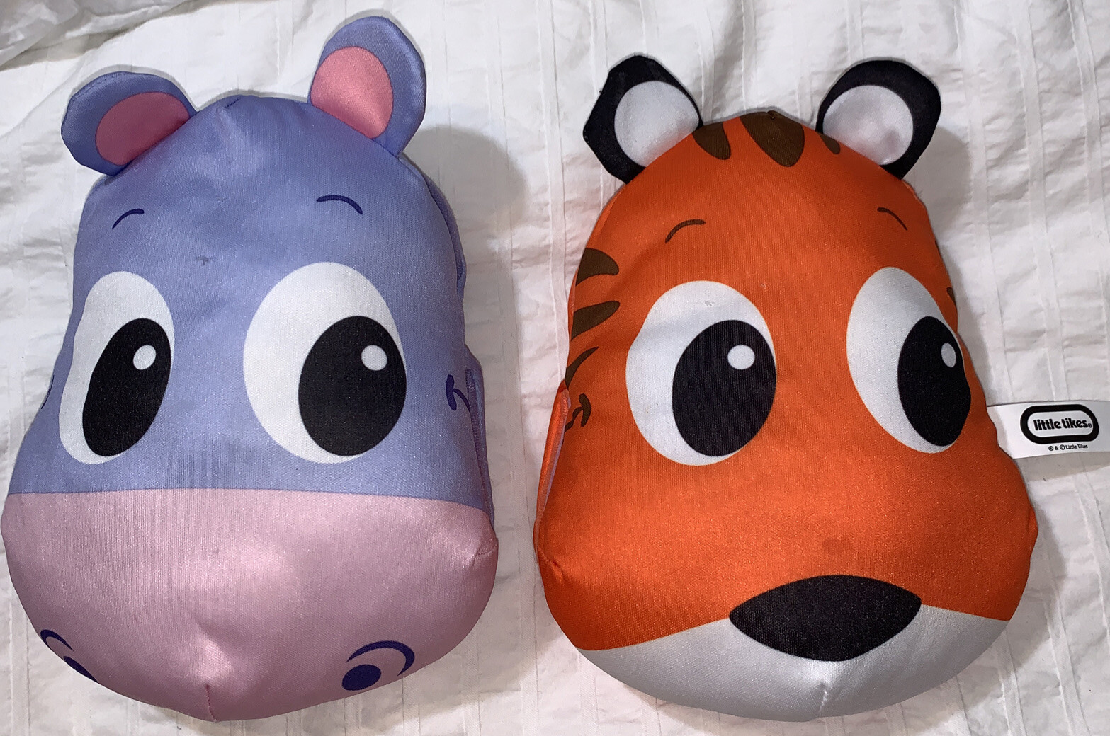 Little Tikes Hand Puppets Hippopotamus Tiger Cat Catch (Ball Not ...