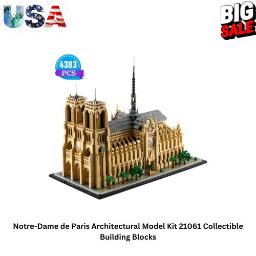 Notre-Dame de Paris Architectural Model Kit 21061 Collectible Building ...