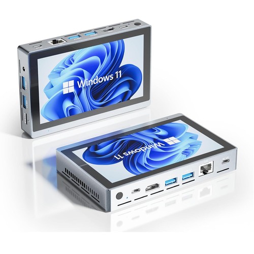 Mini Pc 5.5" Touch Screen Mini Computer N5095 Tablet Window 11 8/16GB ...
