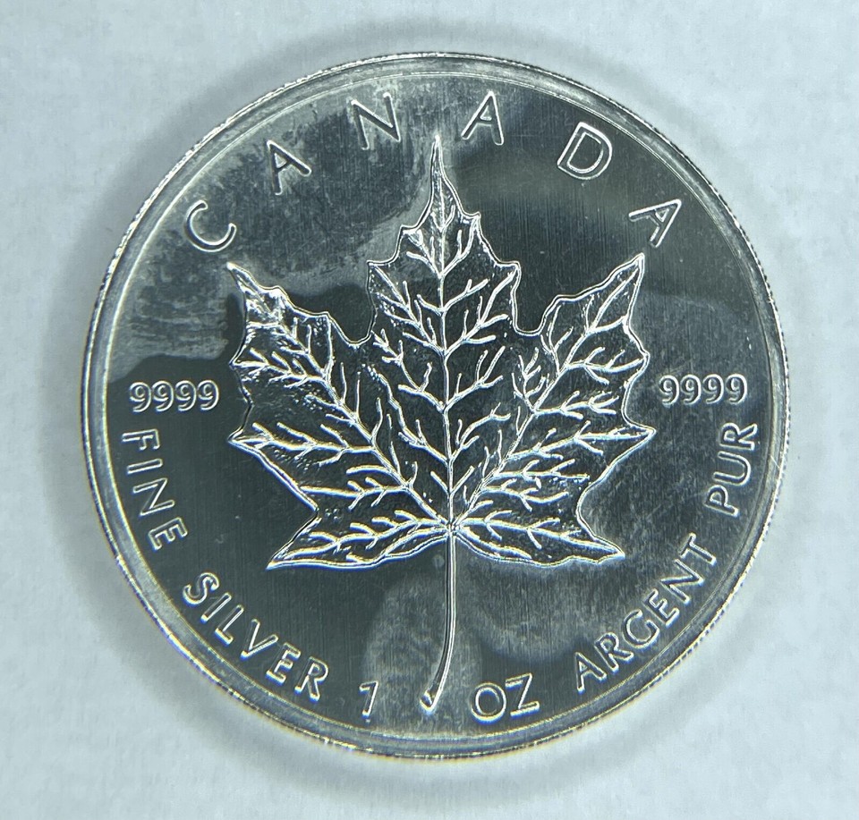 2010 CA Canadian Maple Leaf 5 Dollar 1oz $5 Argent Pure Round Coin ...