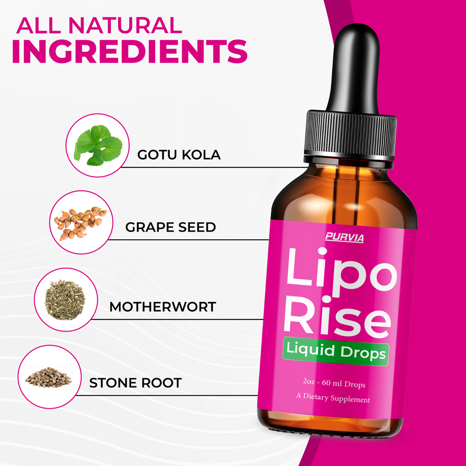 (2 Pack) Lipo Rise Drops for Weight Loss Liporise Digestion Sexy Slim ...