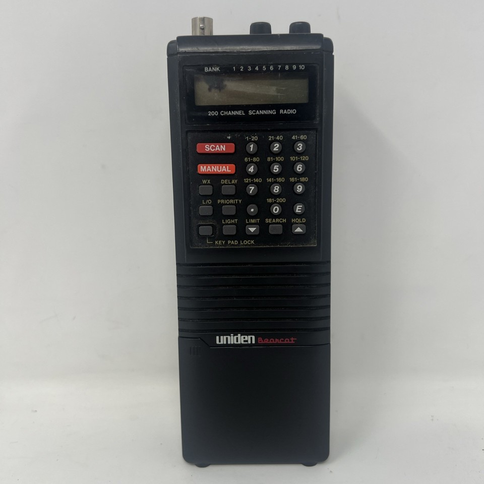 Uniden Bearcat 200 Channel Programmable Hand Scanner BC 200XLT - No ...