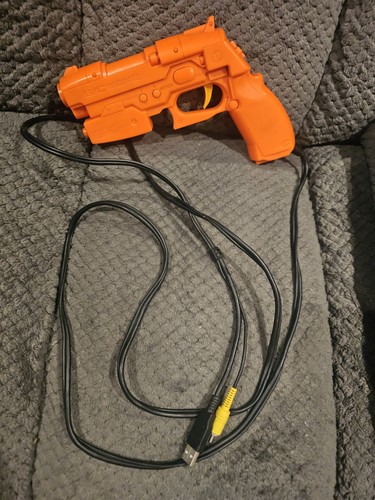 Namco GunCon 2 Light Gun Con PlayStation 2 PS2 2000 NPC-106 Orange ...