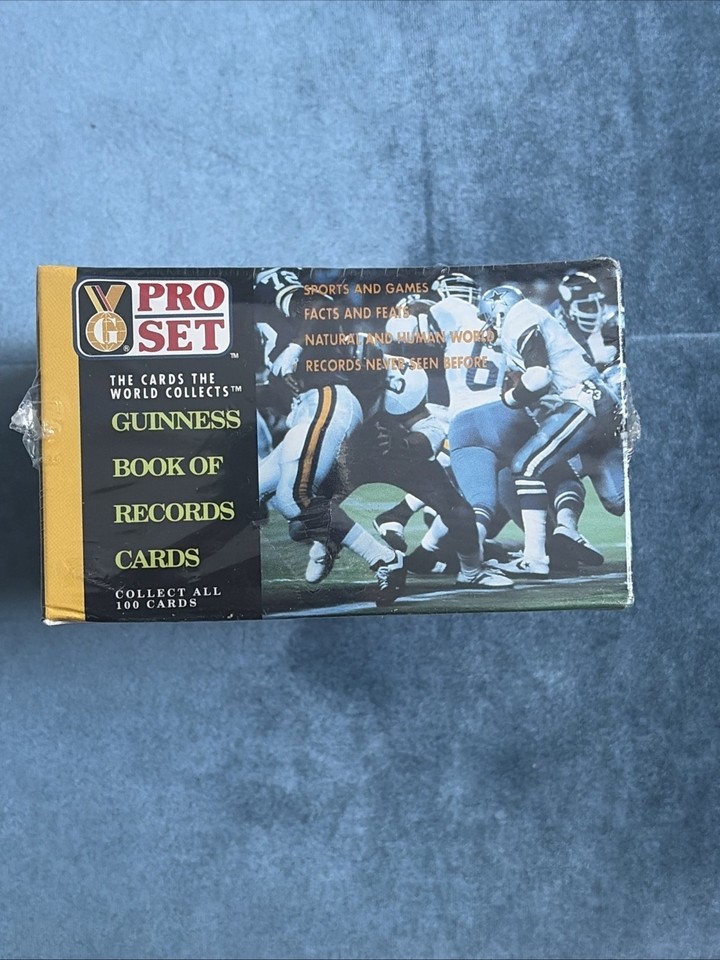1992 Pro Set Guinness Book of Records Trading Cards 36 Packs Factory ...