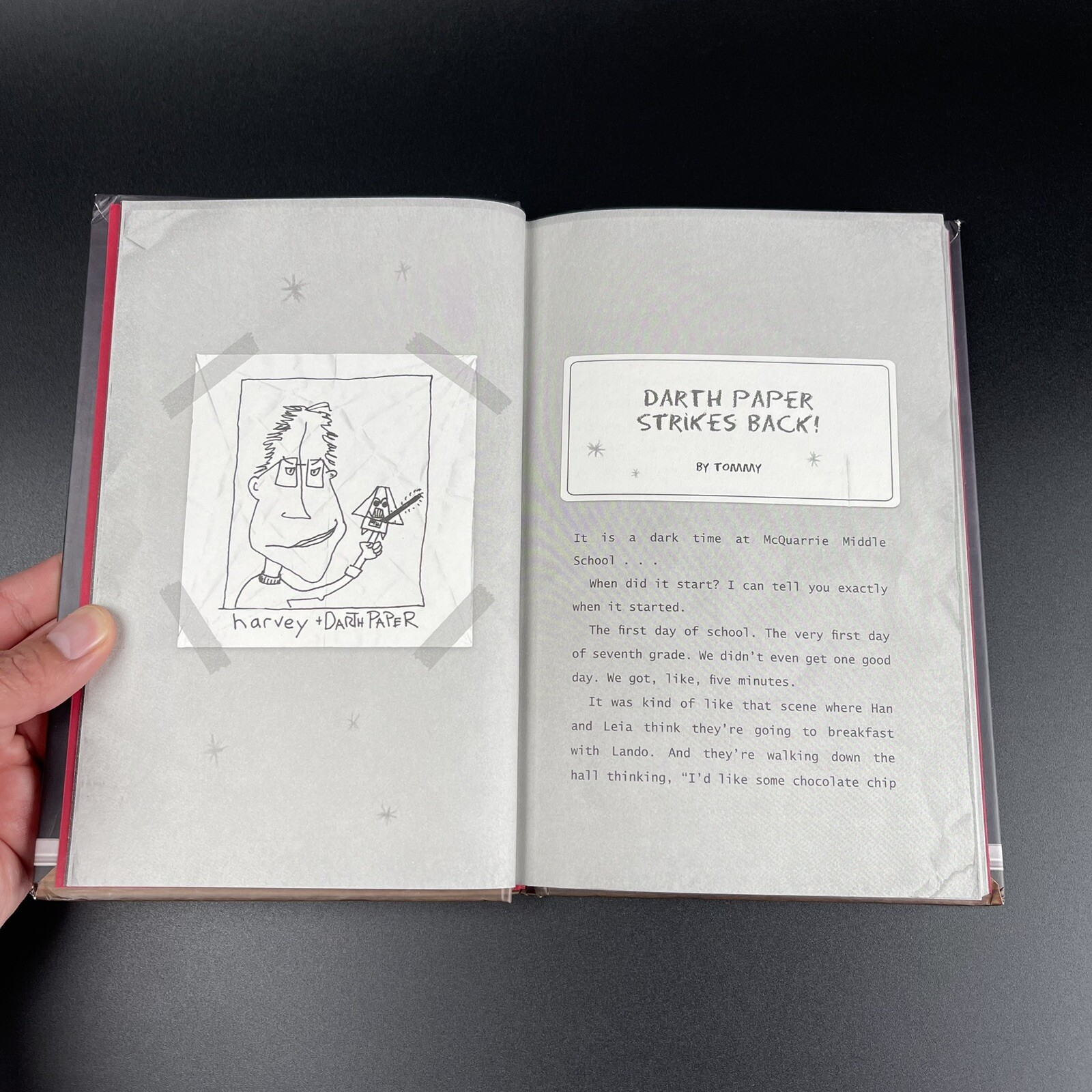 Darth Paper Strikes Back an Origami Yoda Book Hardcover by Tom ...