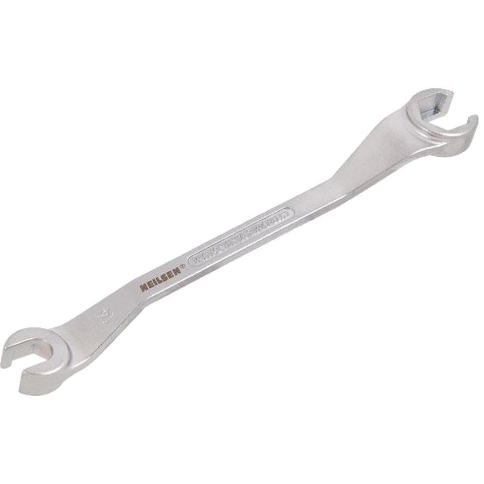 Neilsen Flare Nut Wrench Open-Ended Brake Line Pipe Spanner 14mm 17mm ...