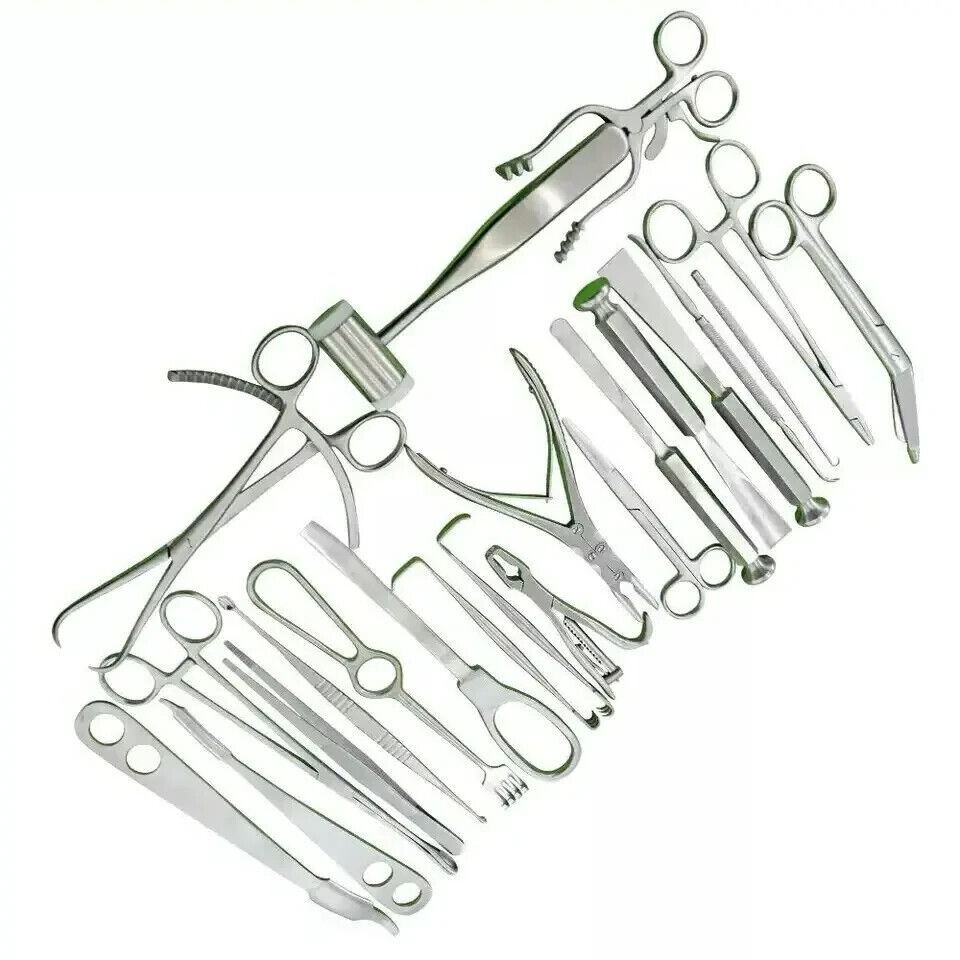Basic Major Orthopedic Surgical Stainless Steel Instruments Set of 22 ...
