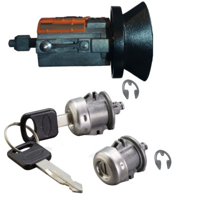 Ford Ignition Key Switch Lock Cylinder & Two Door Lock Tumbler Set 2 ...