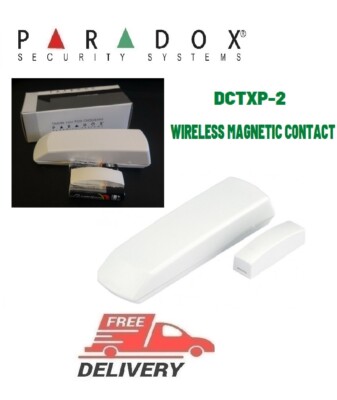 PARADOX Security Alarm DCTXP2 Wireless door contact 2-zone white | eBay