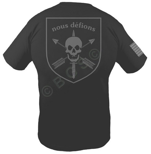 NOUS DEFIONS or WE DEFY Special Forces SS T shirt BLACK Spec ops Pro ...