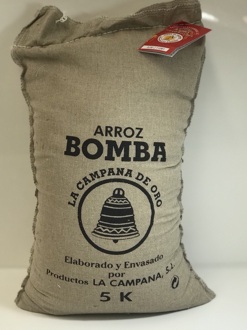 Spanish Bomba Rice 5kg Cotton Sack Paella Rice From Valencia ...