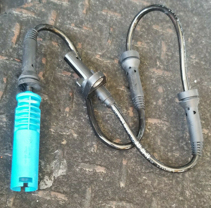 NEW BMW OEM 34526760045 21016470 FRONT ABS WHEEL SENSOR FOR E60 E61 E63 ...