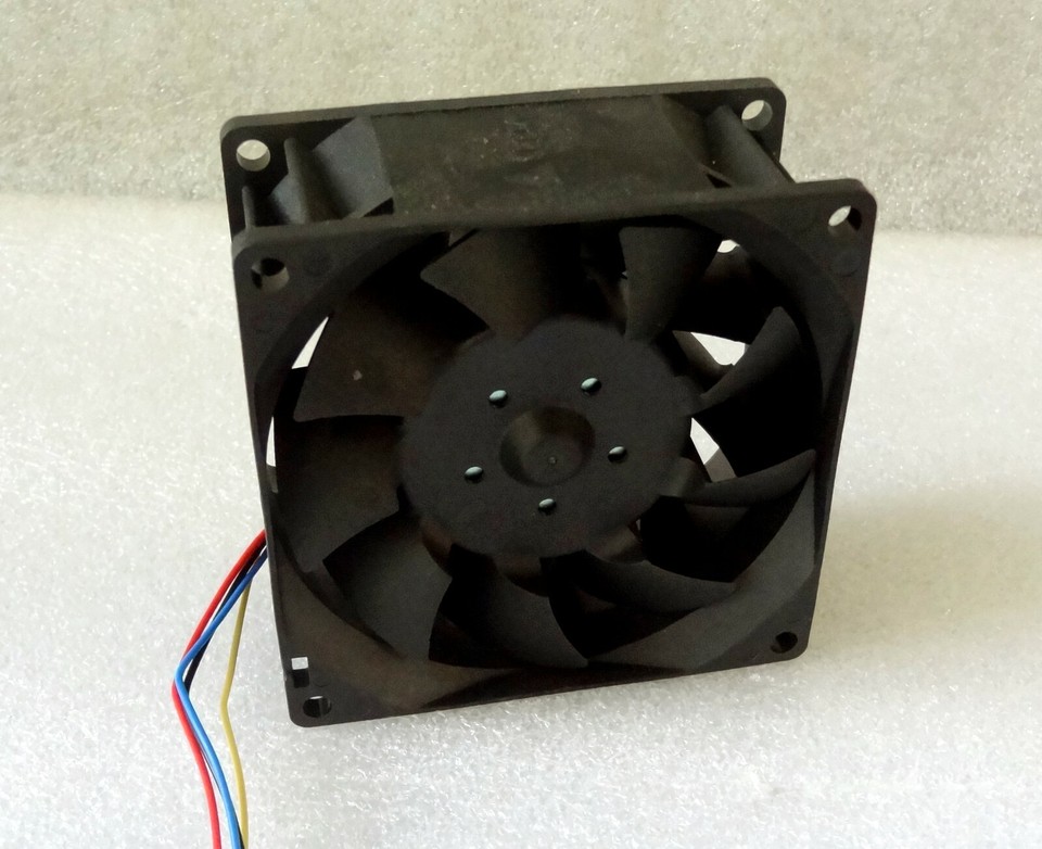 Delta TFB0812UHE 80mm x 38mm Ultra High Airflow PWM Fan 106 CFM Made in ...