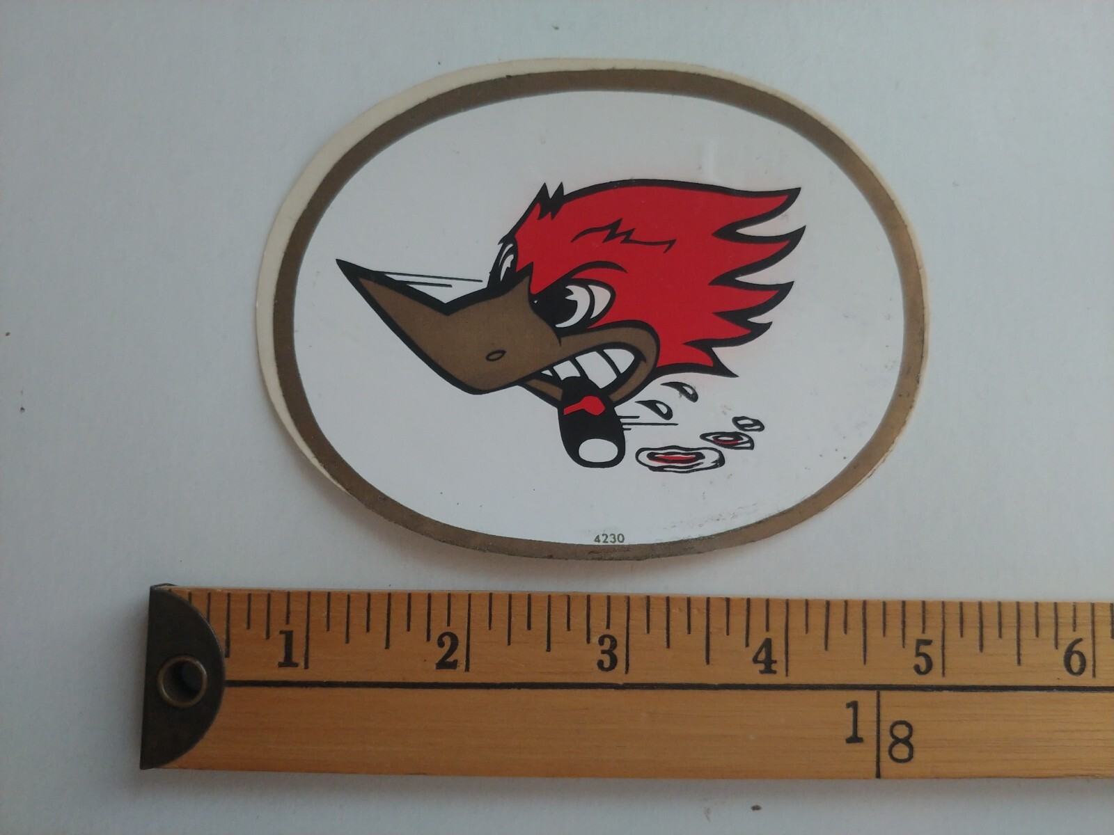 * VINTAGE RARE 70S THRUSH EXHAUST STICKER DECAL HOT RAT ROD MUSCLE CARS ...