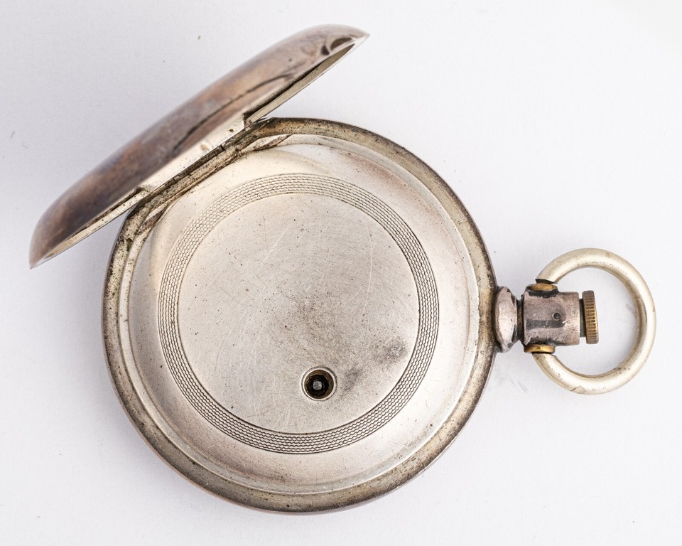 Waltham Broadway Pocket Watch in Coin Silver No. 1 Case Key Wind Key ...