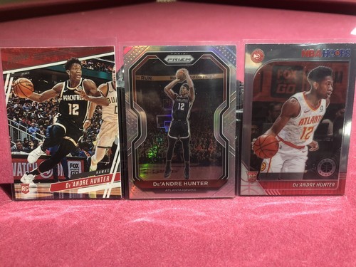 3 Card Lot! DeAndre Hunter Panini Prizm Nba Hoops Prestige Rookie ...