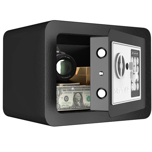 Mini Safe,Small Safety Box for Home,Digital Security Cabinet Safes with ...