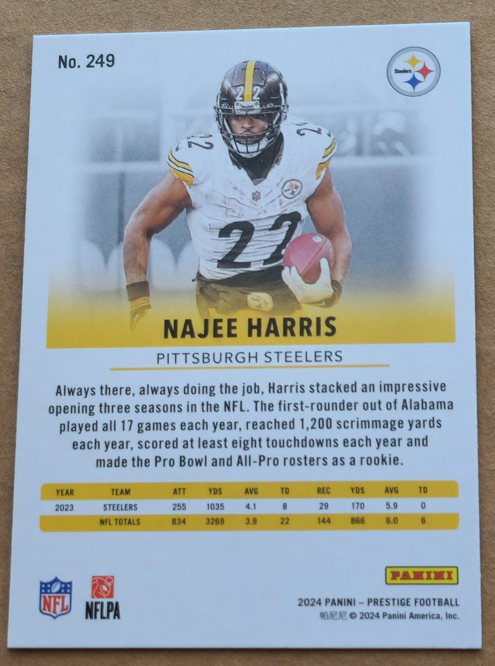 2024 Panini Prestige Xtra Points Dots #249 Najee Harris | eBay