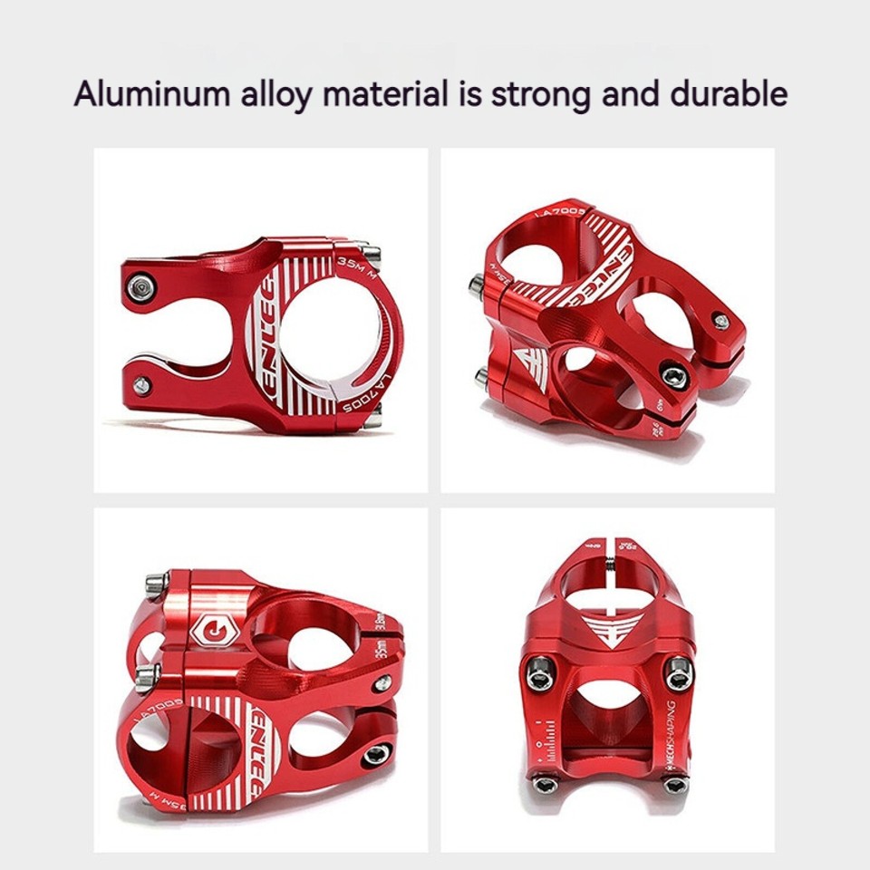 ENLEE Bicycle Aluminum Alloy Short Handlebar Stem 31.8mm*35mm for Road ...