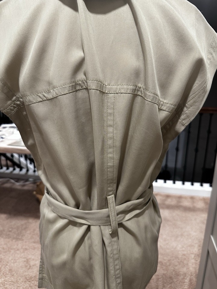 Banana Republic Factory Tencel Tie Waist Shirt-M | eBay