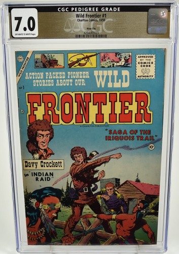 Wild Frontier #1 CGC 7.0 (1955) River City Pedigree Charlton Comics | eBay