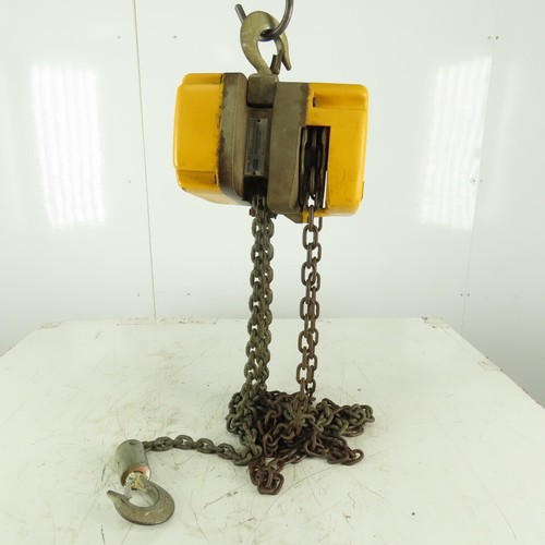 ACCO Wright 13-01 2807 1 Ton Manual Chain Fall Hoist 9' Travel/Lift | eBay