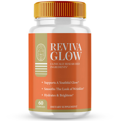 Reviva Glow Skincare Supplement for Healthier, More Vibrant Skin 60ct ...